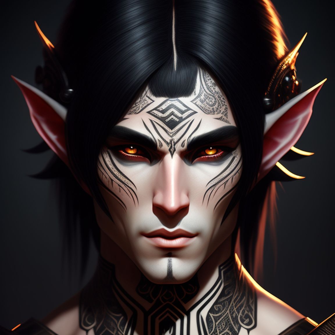 Elvish Tribal Tattoos
