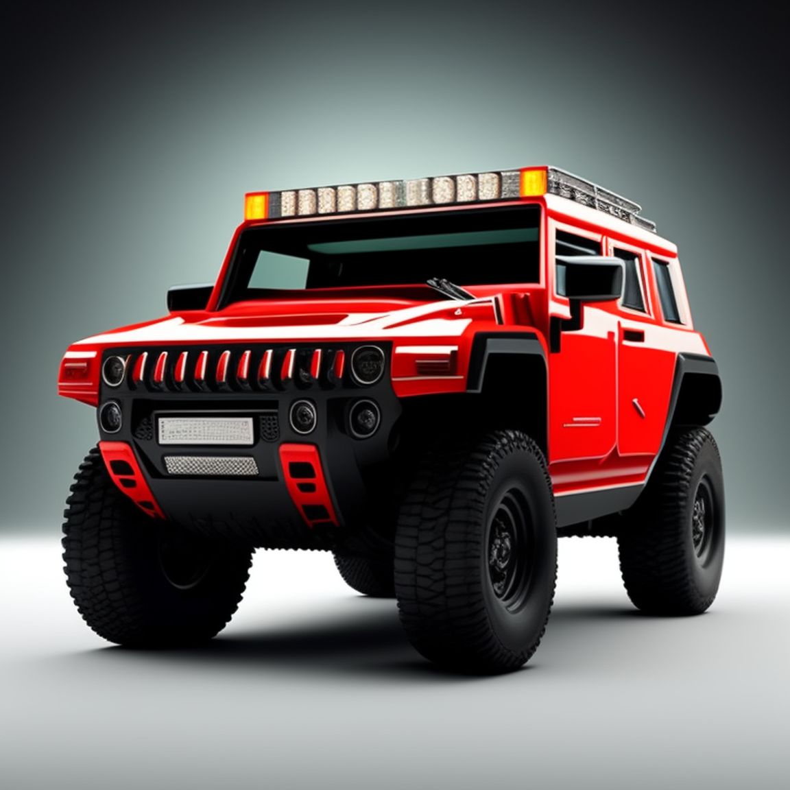 Red Hummer H4
