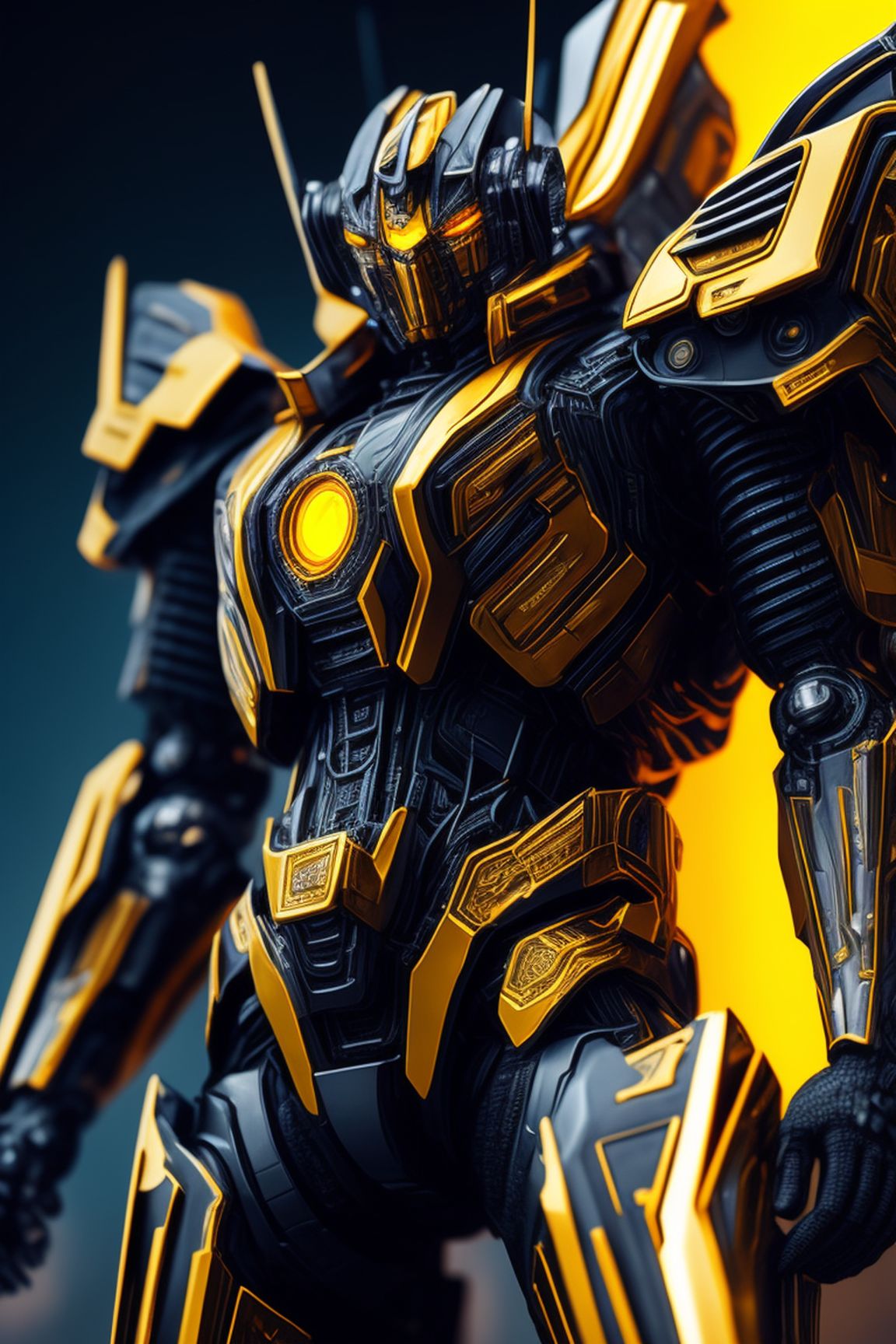 Bumblebee: Transformers Bumblebee Ancient Cyber Soldier Black Gloves ...