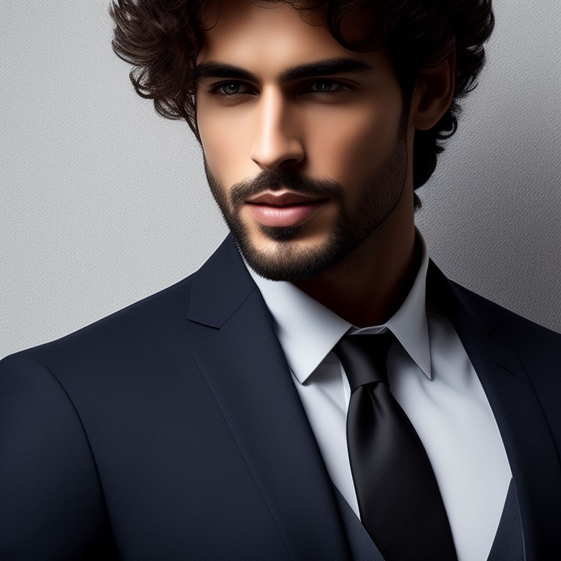 Intelligent Looking Man