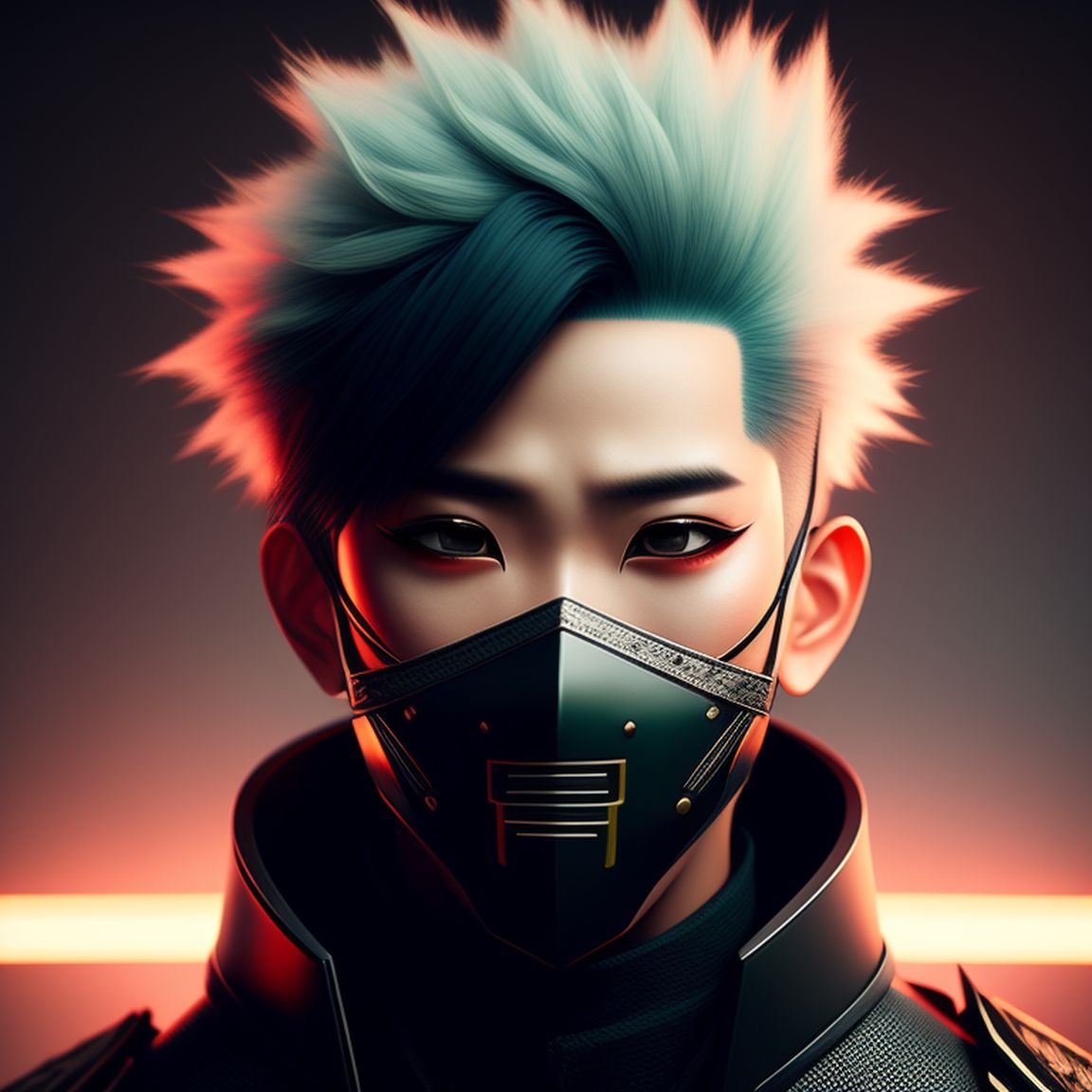 Fedoraxsa: Samurai punk, synthetic modern style clothing, anime boy ...