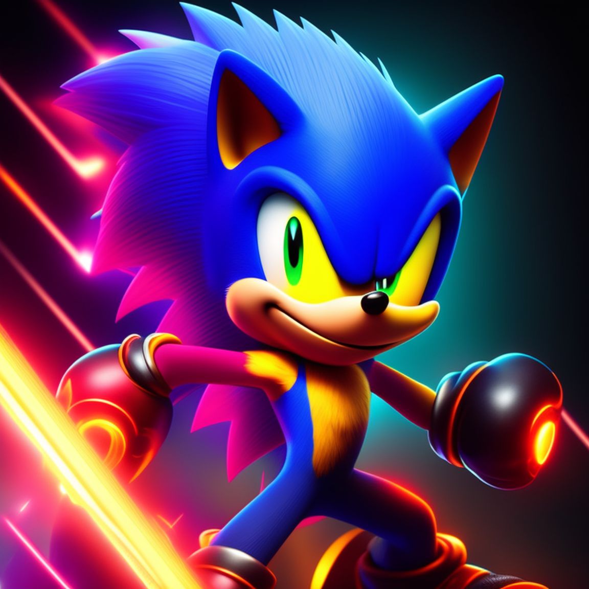 Super Sonic Wallpaper 3d