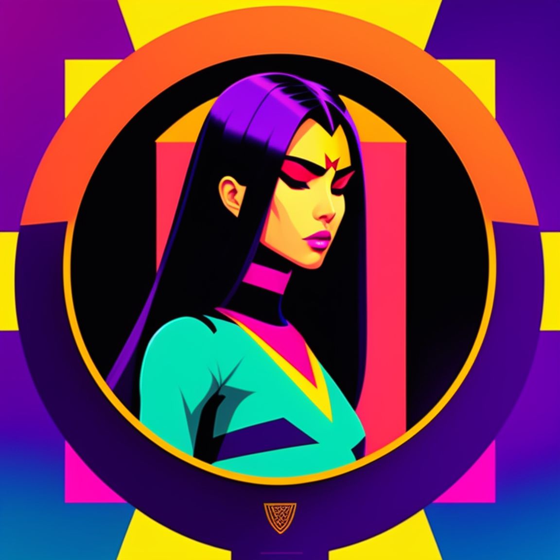 Raven Teen Titans Meditating