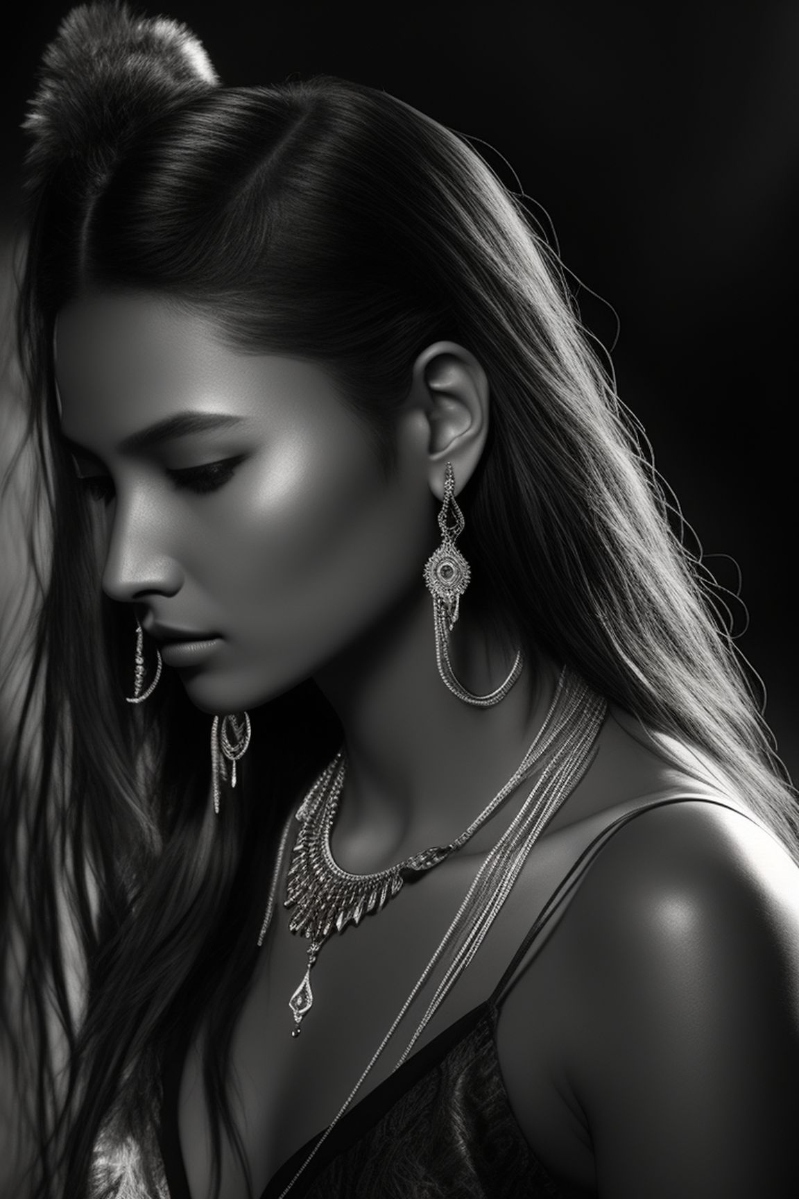 Modern Native American Girl