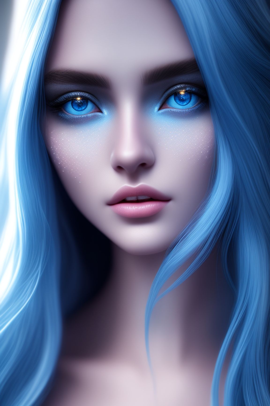 Cris: rimuru tempest wizard cute beautiful blue light blue shining ...