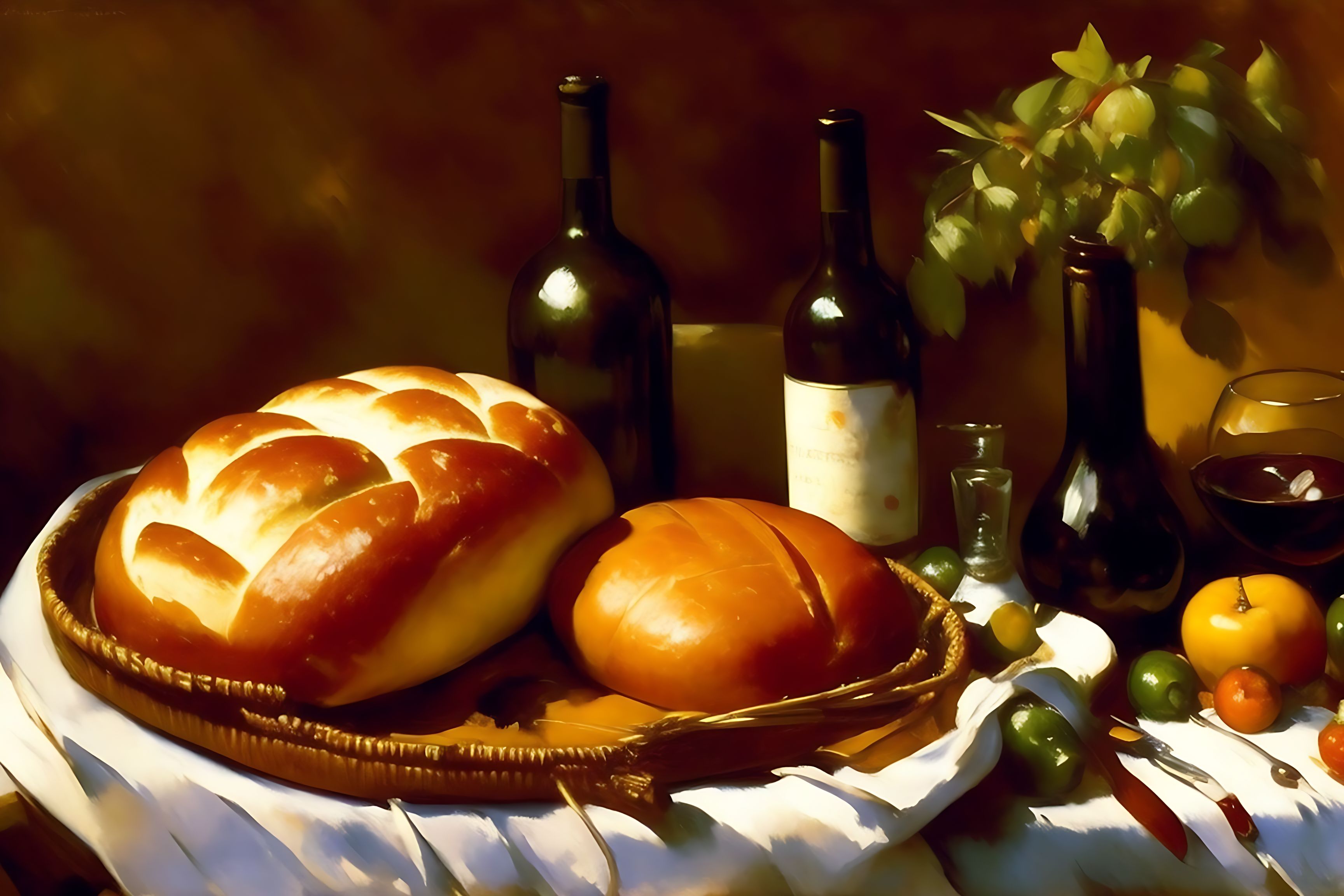 MrHmuriy: Rustic Feast by Master Painters