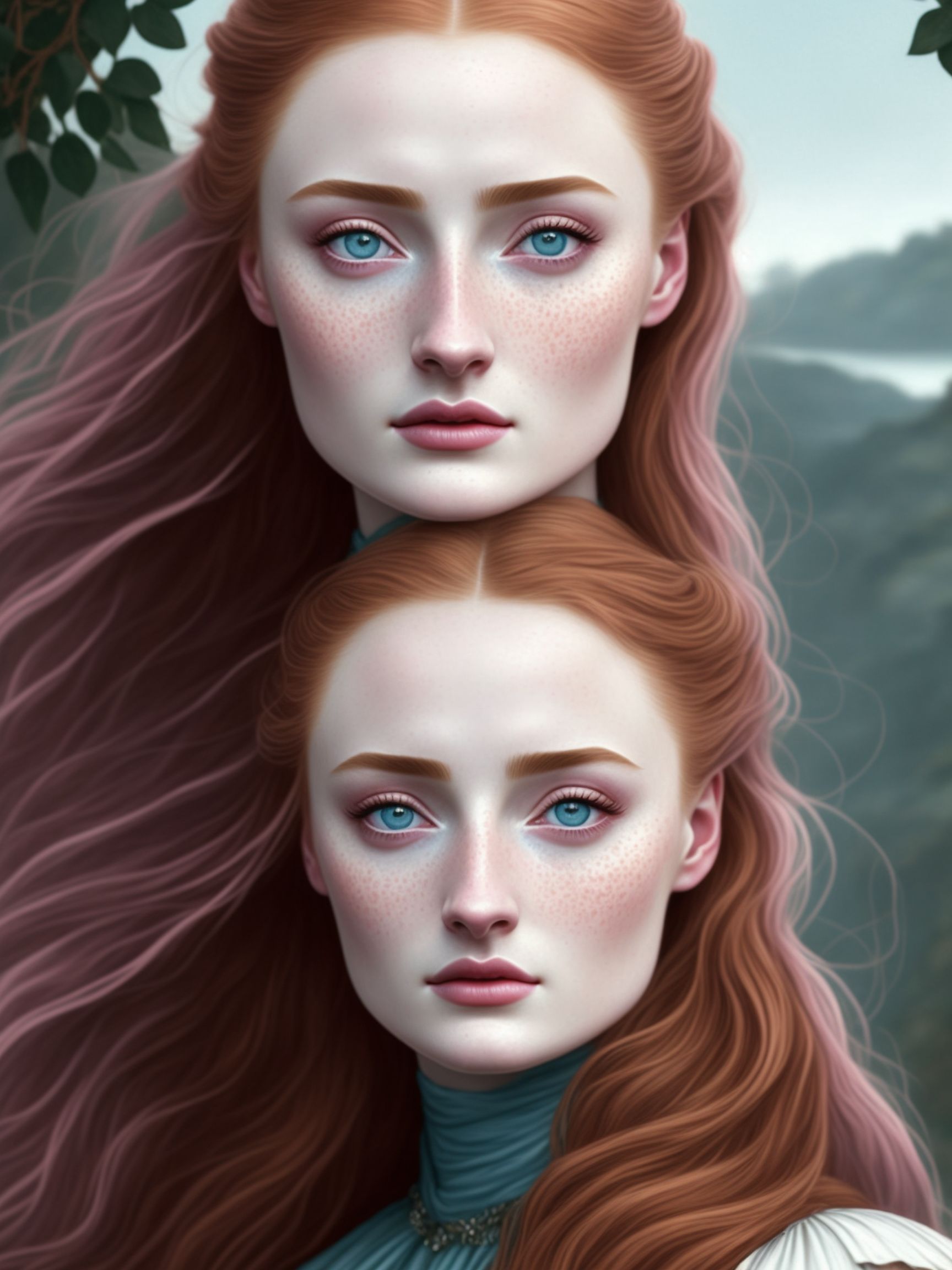 bouncy-mule791: Sansa Stark, looks like Sansa Stark, face reference ...