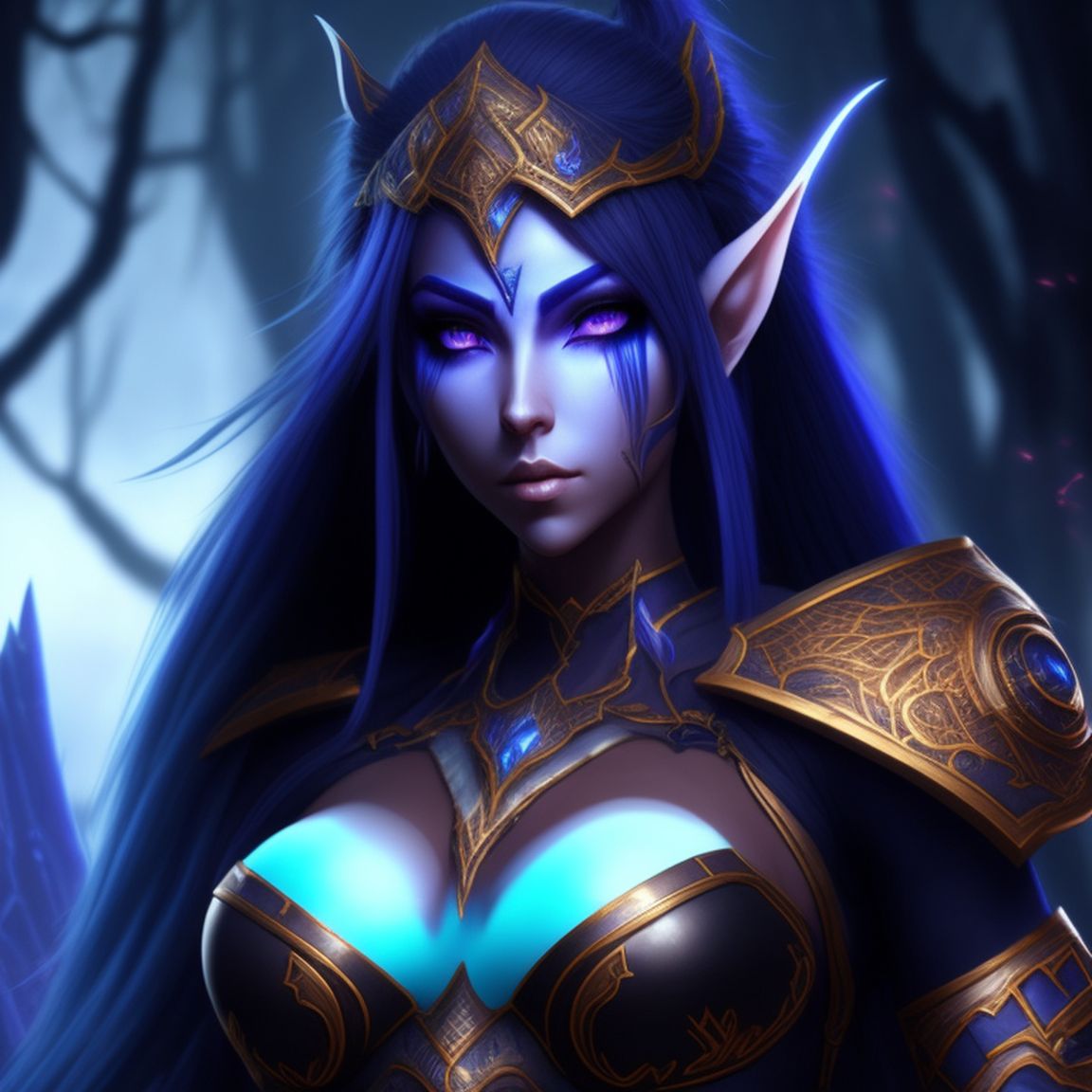 Night Elf Rogue Wallpaper
