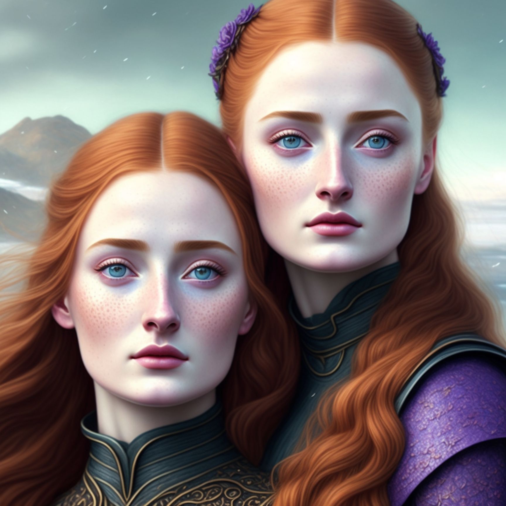 bouncy-mule791: Sansa Stark, looks like Sansa Stark, face reference ...
