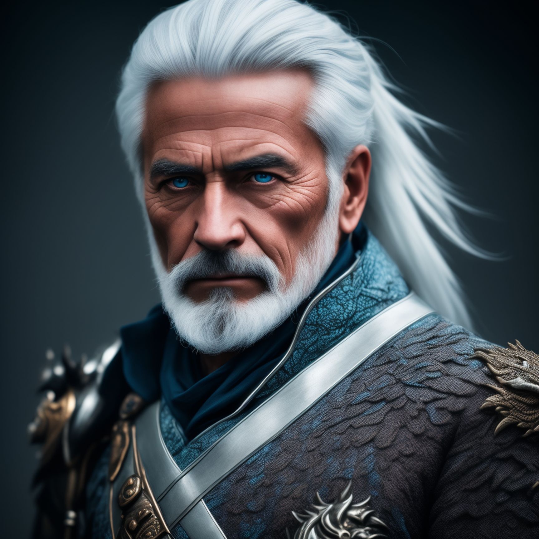 amusing-slug623: Older Male Dragon Rider Ranger. He has blue dragon ...