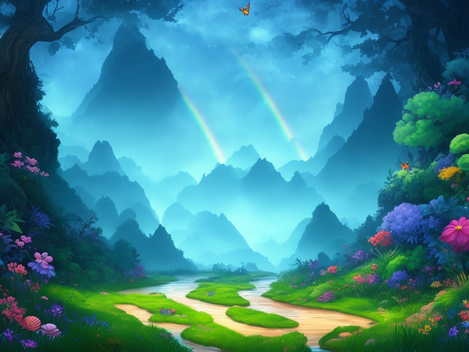 Fantasy Nature Forest