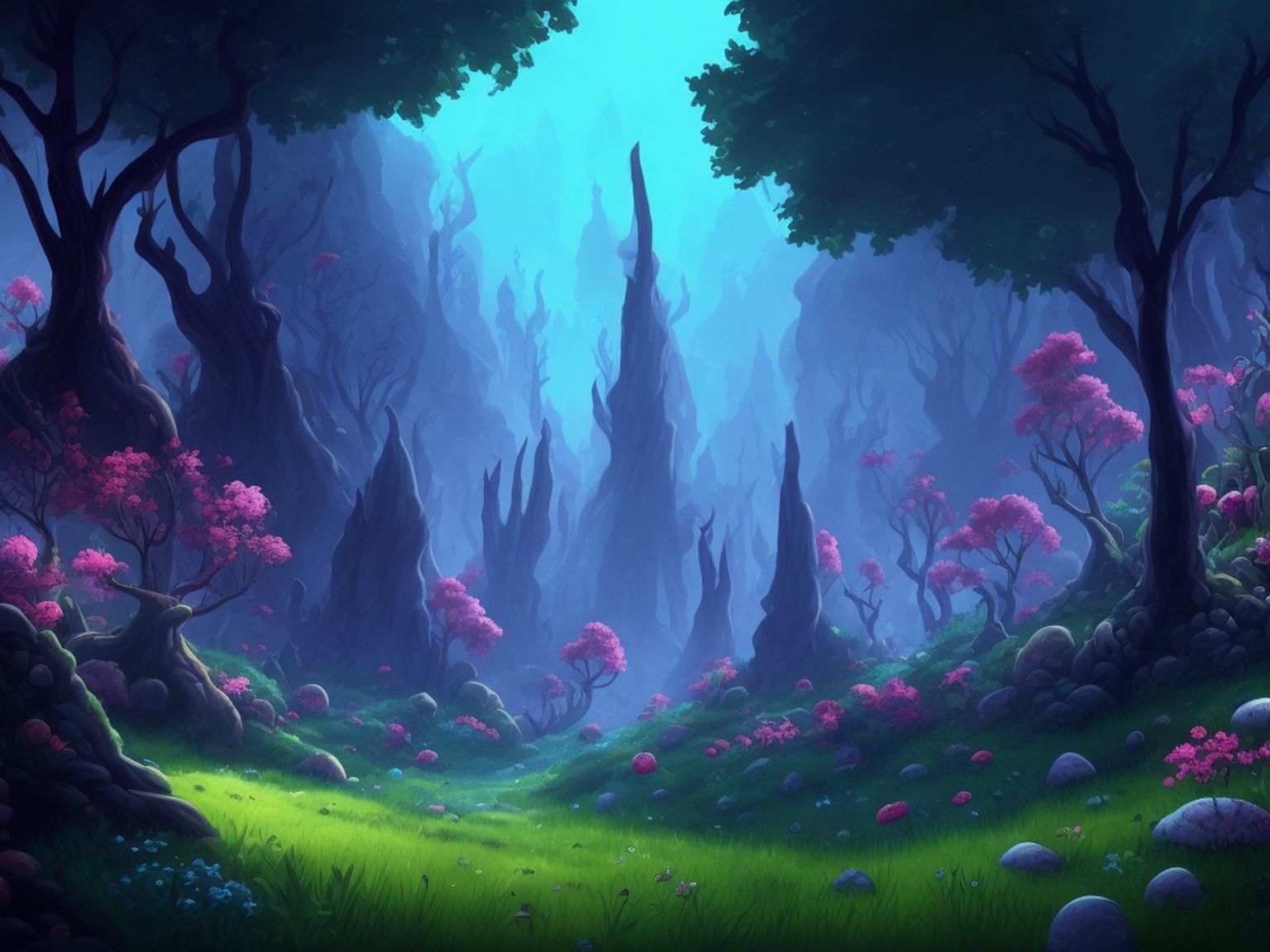 Fantasy Forest Backgrounds