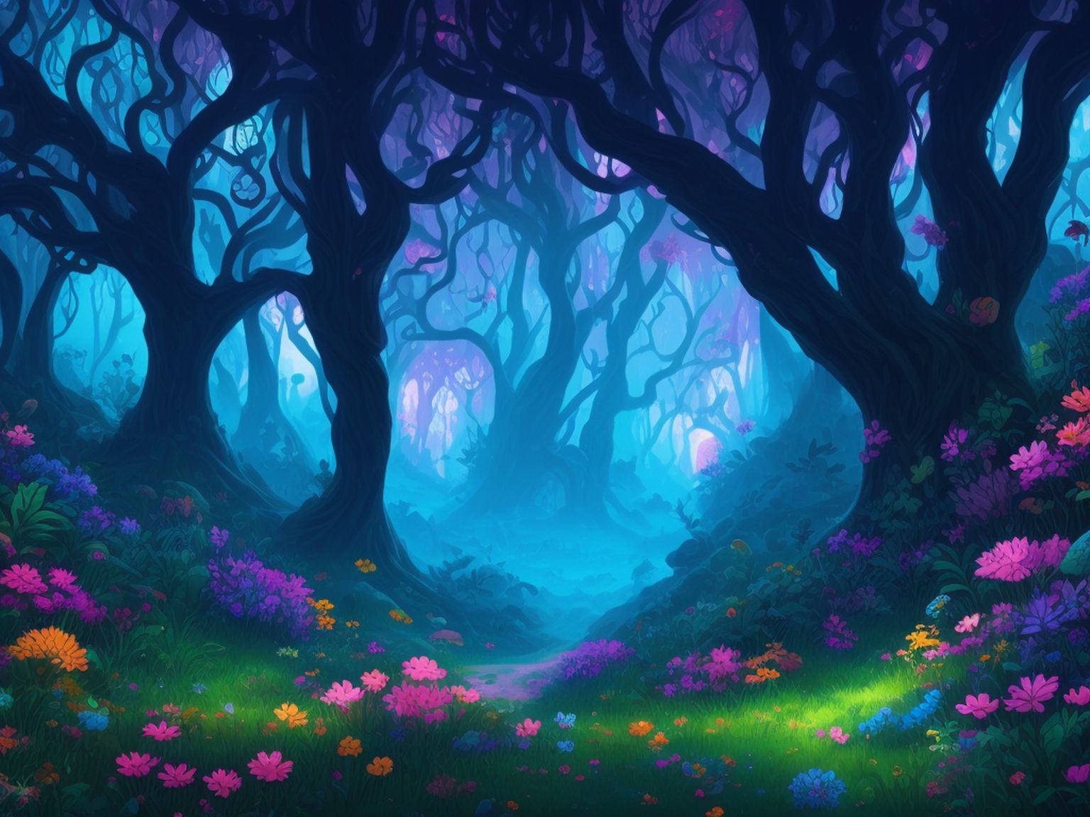 Fantasy Forest Backgrounds