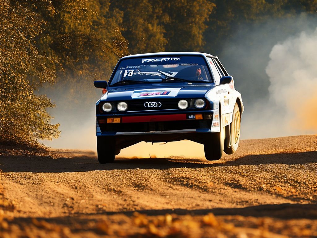 Audi Quattro Rally Jump