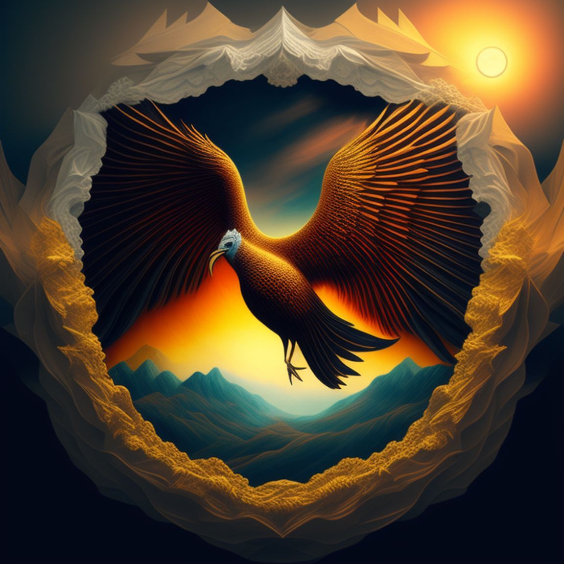 Phoenix Rising From The Ashes Wallpaper