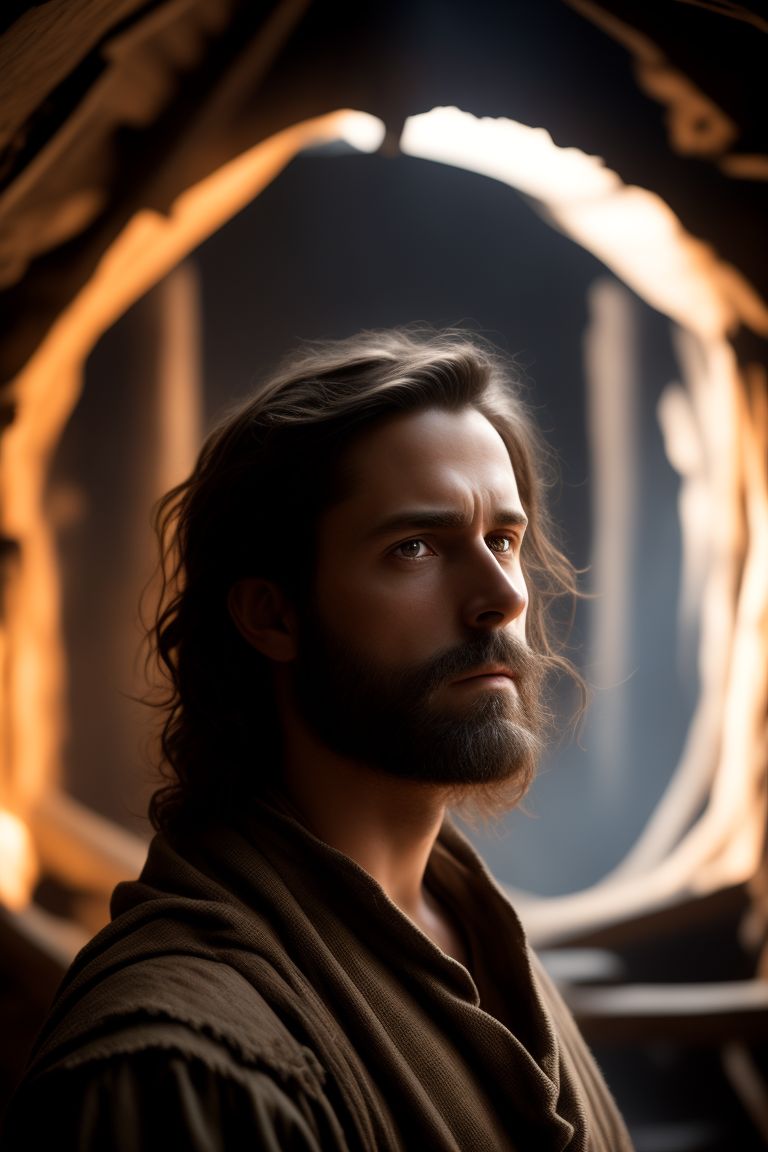 vague-wasp791: head and shoulders portrait, medieval shoulder-length ...