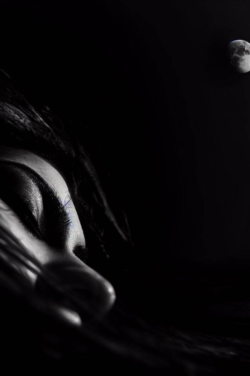 meek-heron360: Narrow angle shot of a girl's face with closed eyes, her ...