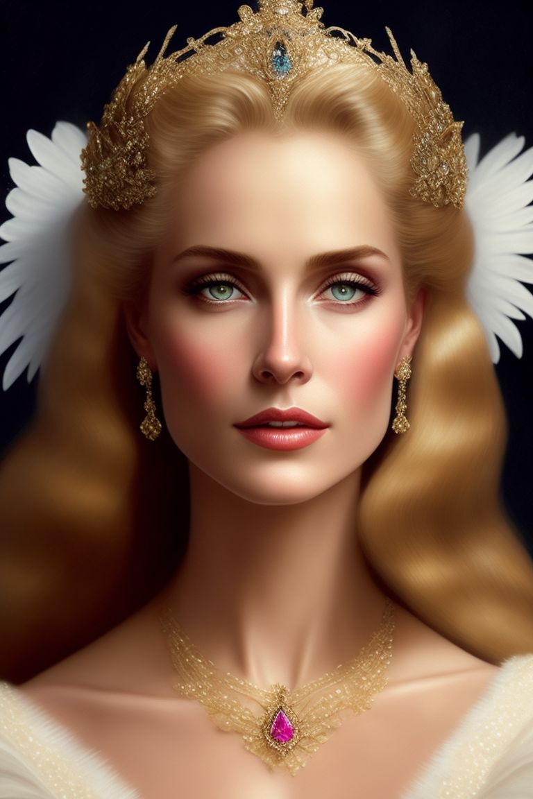 ThomasHopkins: A woman with an angelic face, has long, luxurious ...