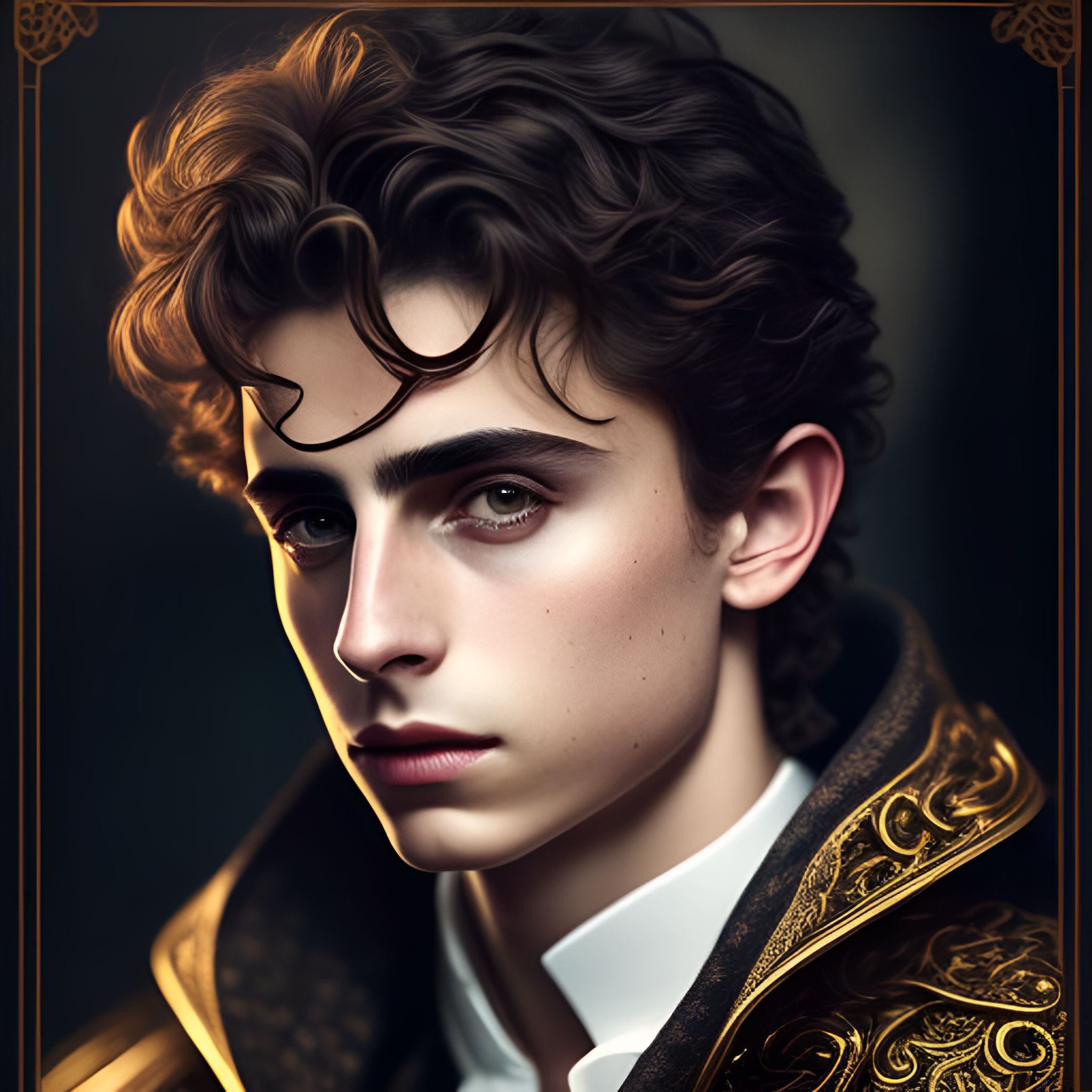 fatal-frog44: timothée chalamet as the king of dreamland with a sharp ...