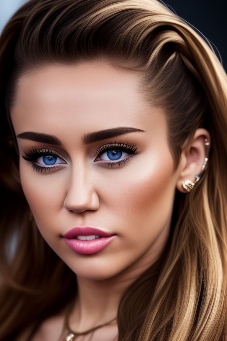 Miley Cyrus Blue Hair
