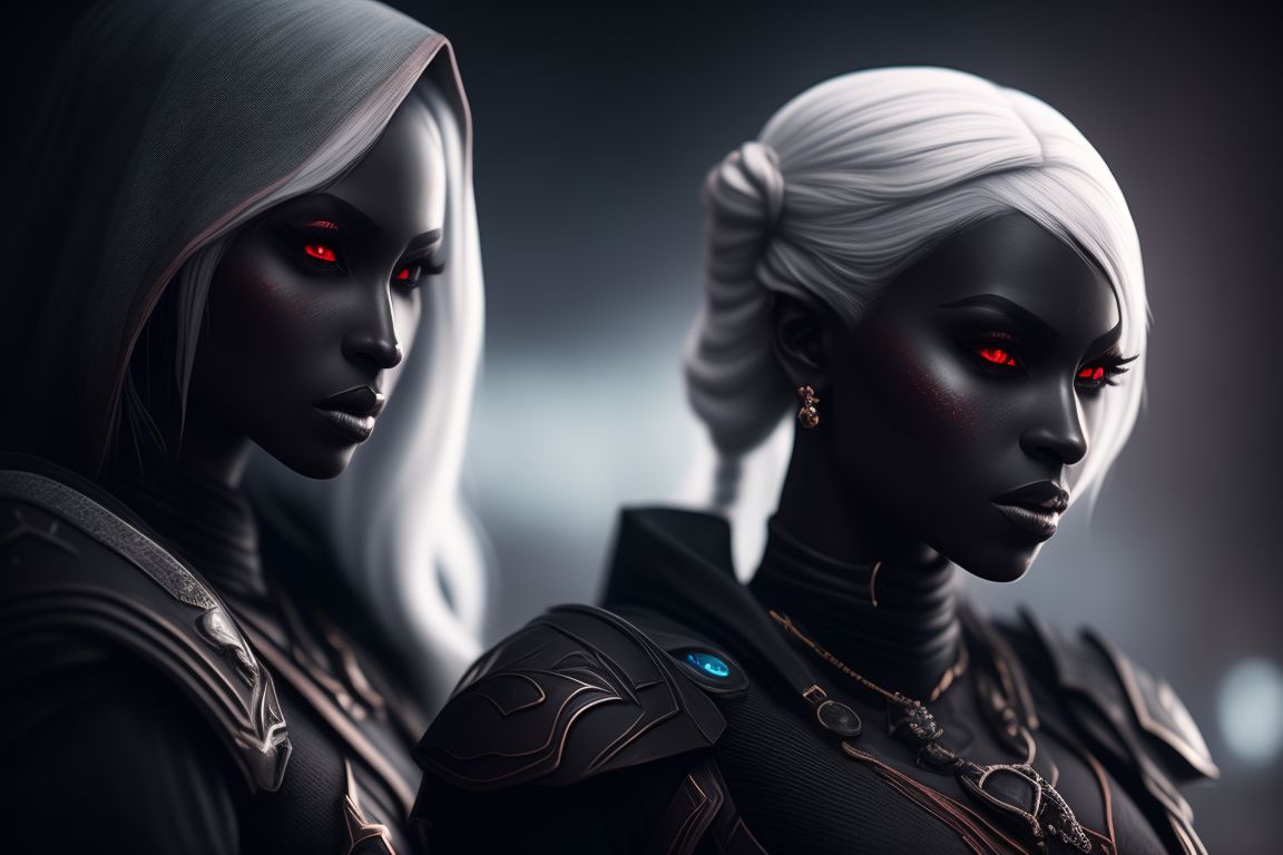 Female Hooded Drow Assassin