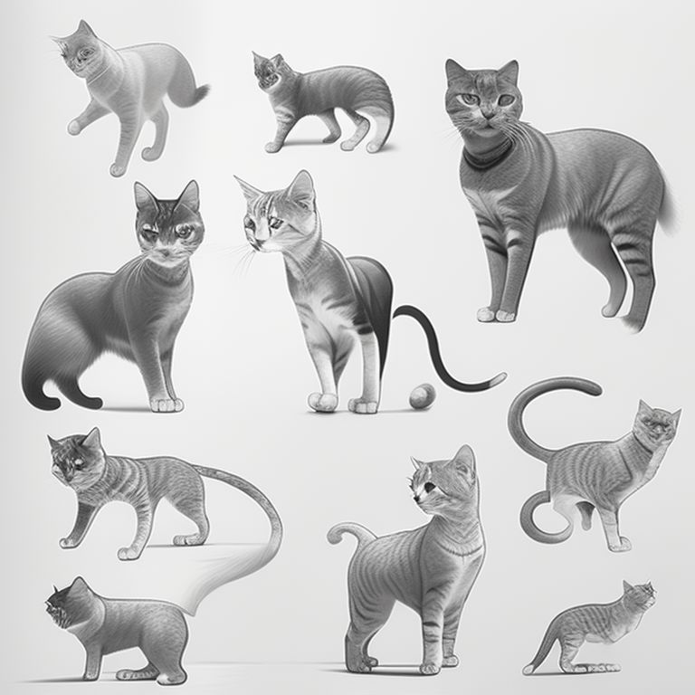 Dynamic Poses Cats