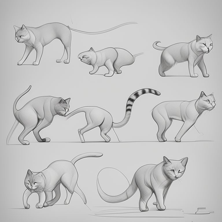 Dynamic Poses Cats