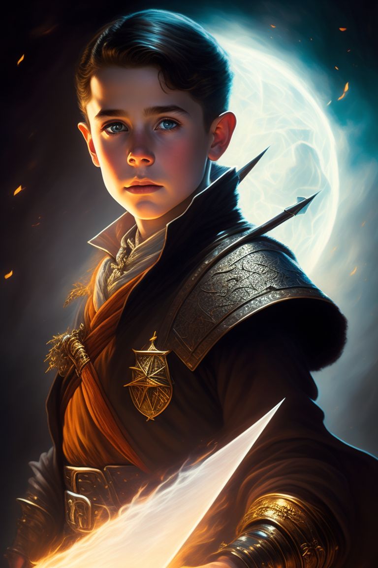 Fantasy Young Wizard Art