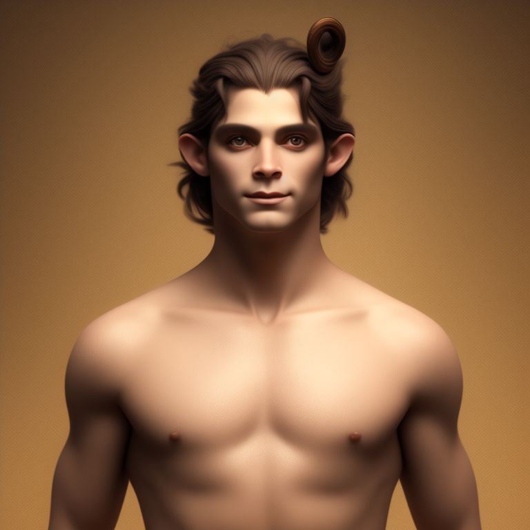 Male Faun Makeup