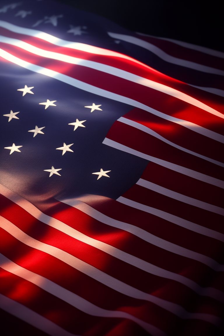 subtle-rook261: American flag shining in the light