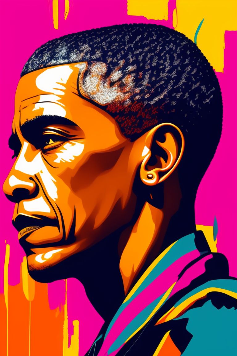 Obama Profile Drawing