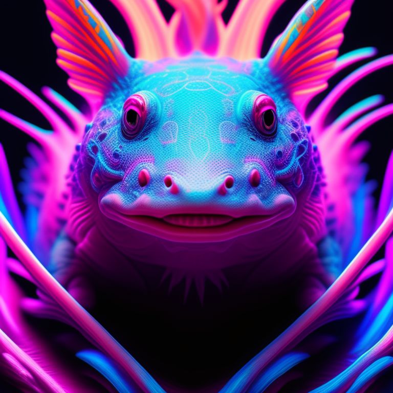 Axolotl Glow In The Dark