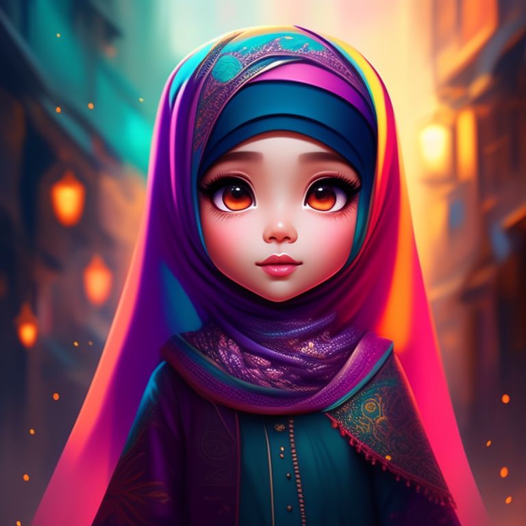 Hijab Girl Anime Background Images, HD Pictures And, 42% OFF