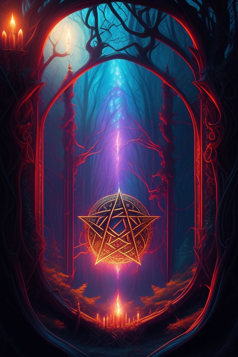Wiccan Pentacle Wallpaper
