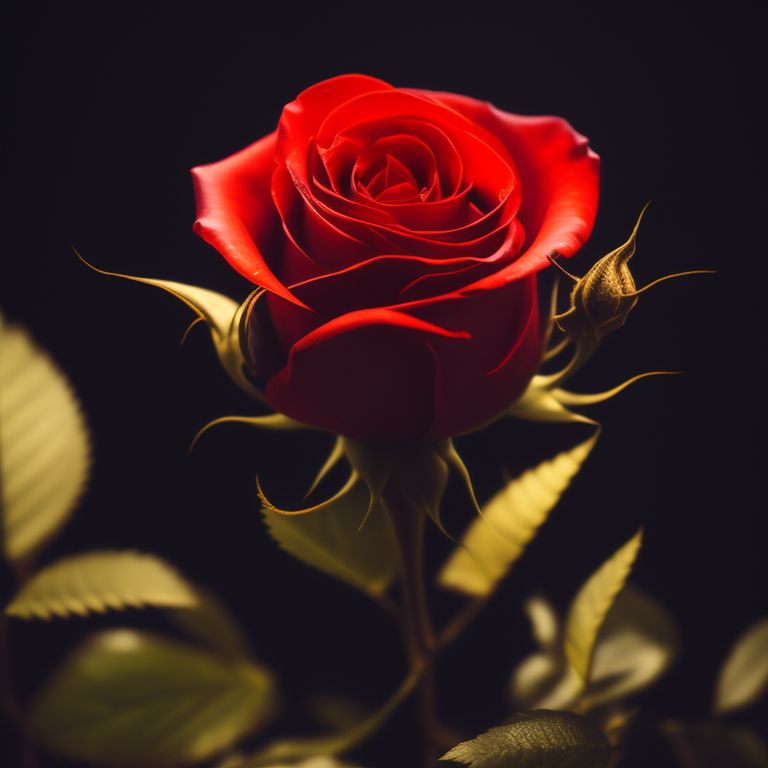 Gothic Yellow Roses