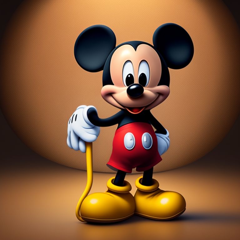 Mickey Mouse Yellow Shoes