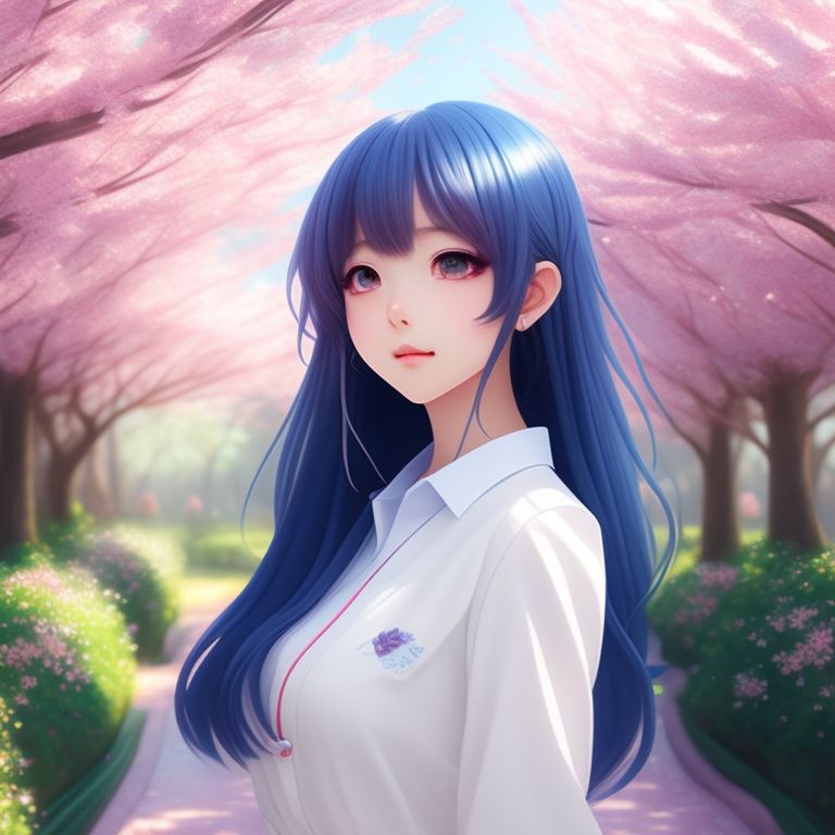 Anime Girl Thinking