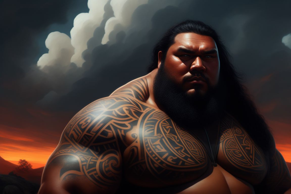Big Samoan Man