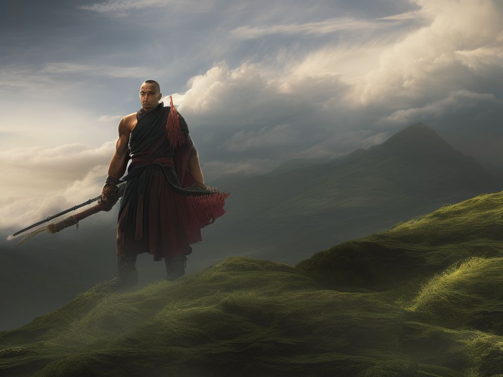 Monk Warrior Wallpaper