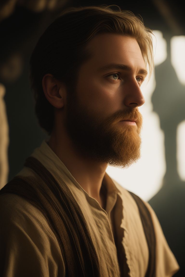 vague-wasp791: head and shoulders portrait, medieval shoulder-length ...