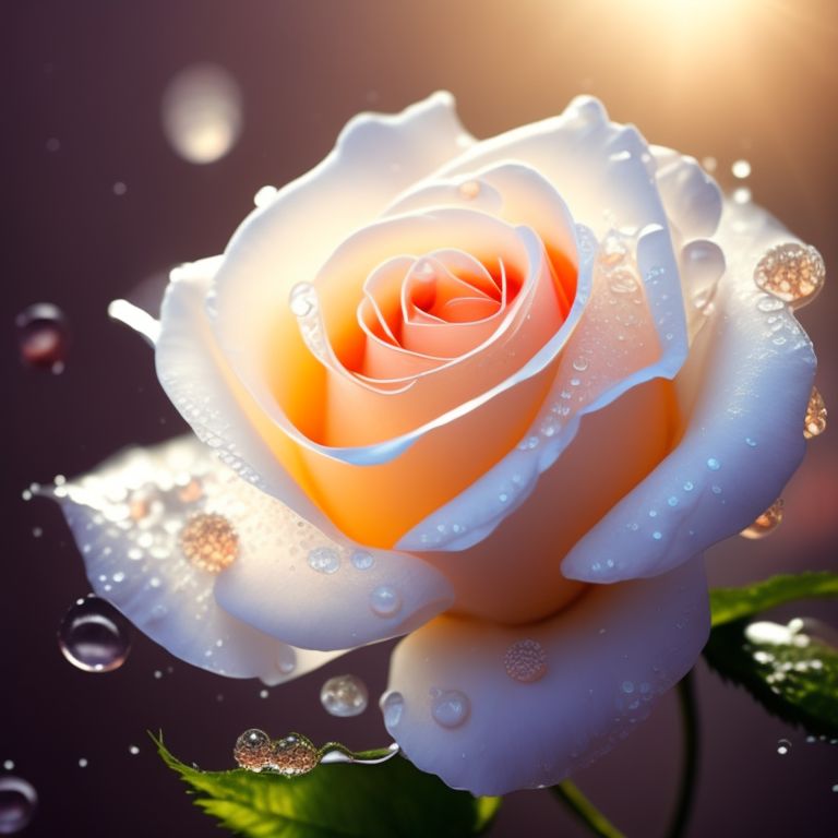 ashirashalom: A white rose, amazingly fluid, detailed, 3d fractals ...