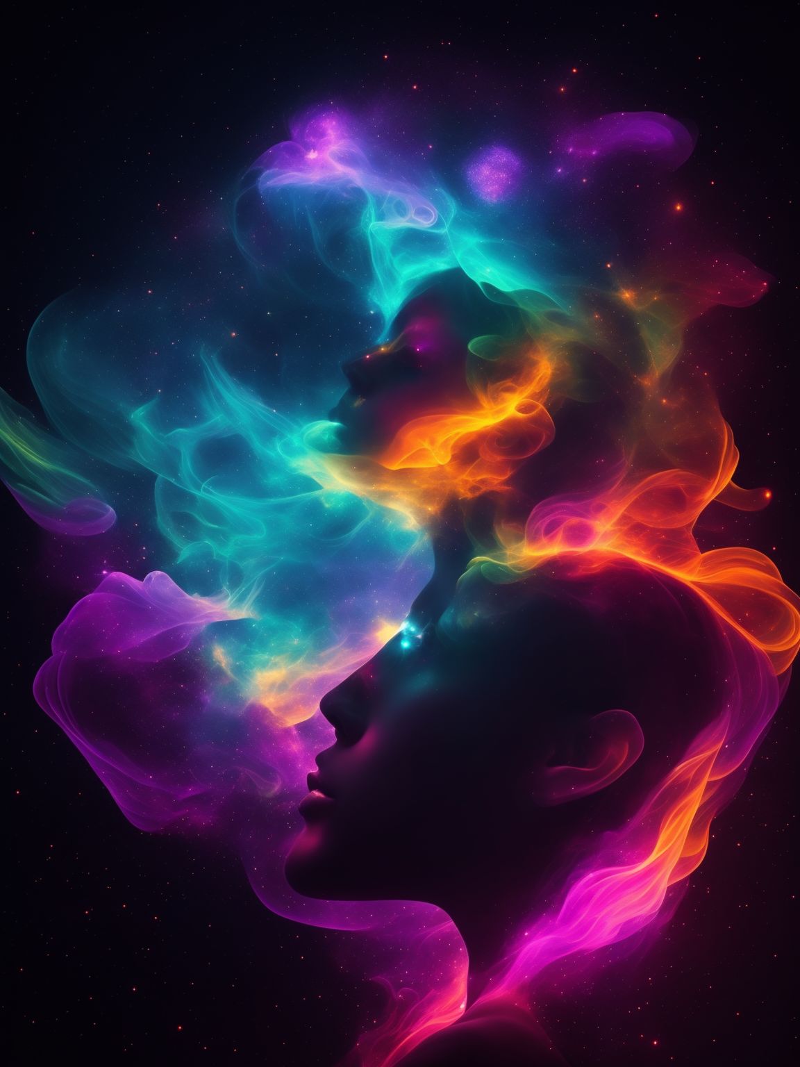 MShare: Chakra Meditation in a Vibrant Smoke Aura