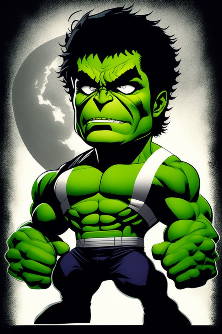 Incredible Hulk Chibi