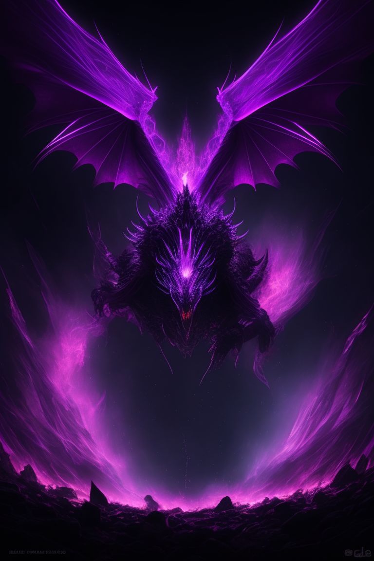 Awesome Purple Dragon Wallpapers