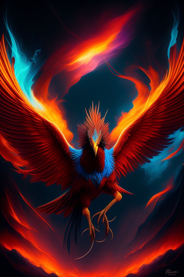 Dark Phoenix Bird Rising