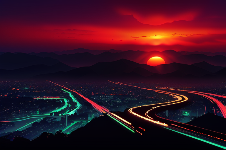 heathercooper: los angeles zombie sunset traffic patterns, sunset ...