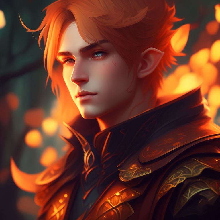 Eladrin Of Autumn Pathfinder Pfrpg Dnd Dd 35 5e 5th Ed