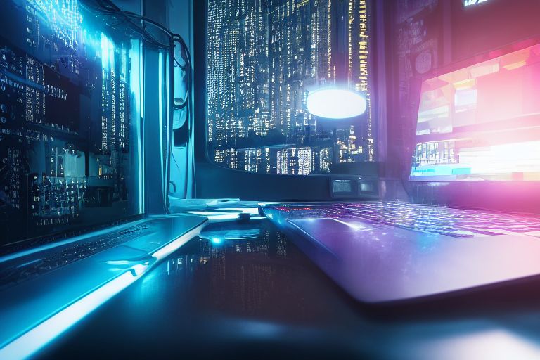 spiffy-mouse640: Programmer working on laptop computer with financial ...