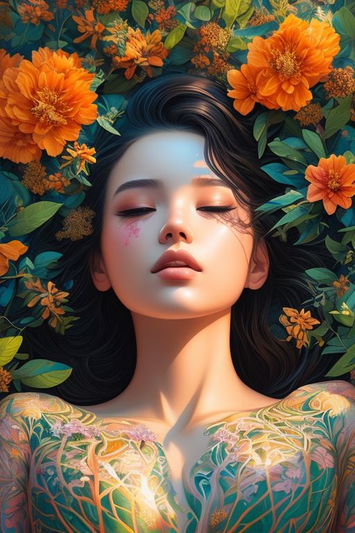 meek-heron360: An overhead shot of a girl lying on the ground with her ...