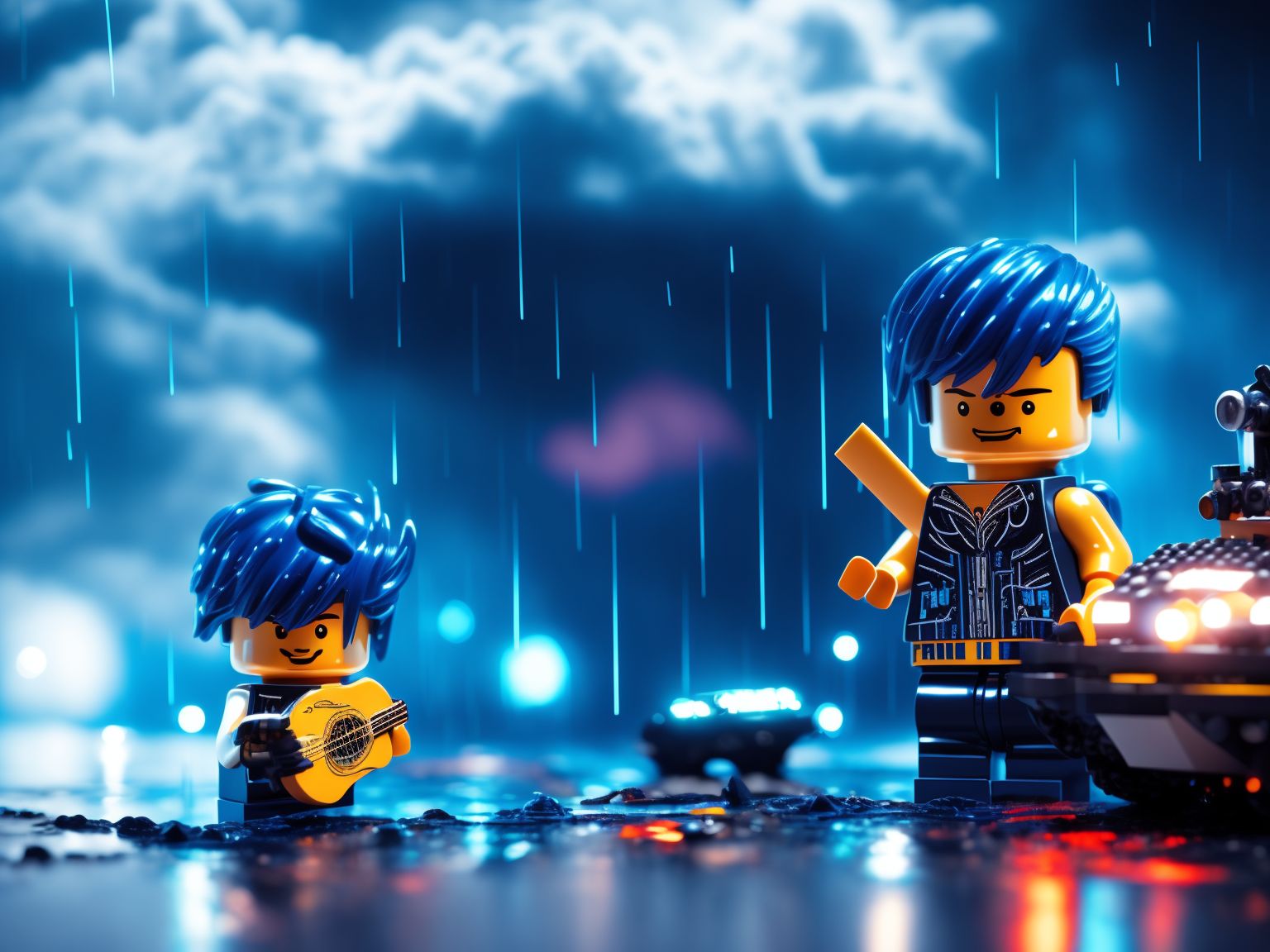 Lego Rain